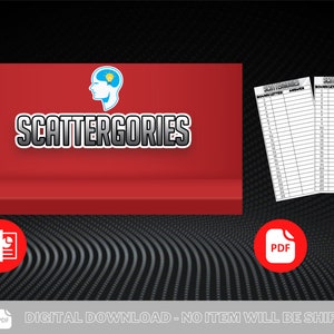 Scattergories ORIGINAL Game | Powerpoint Game | Party Game | Family ...