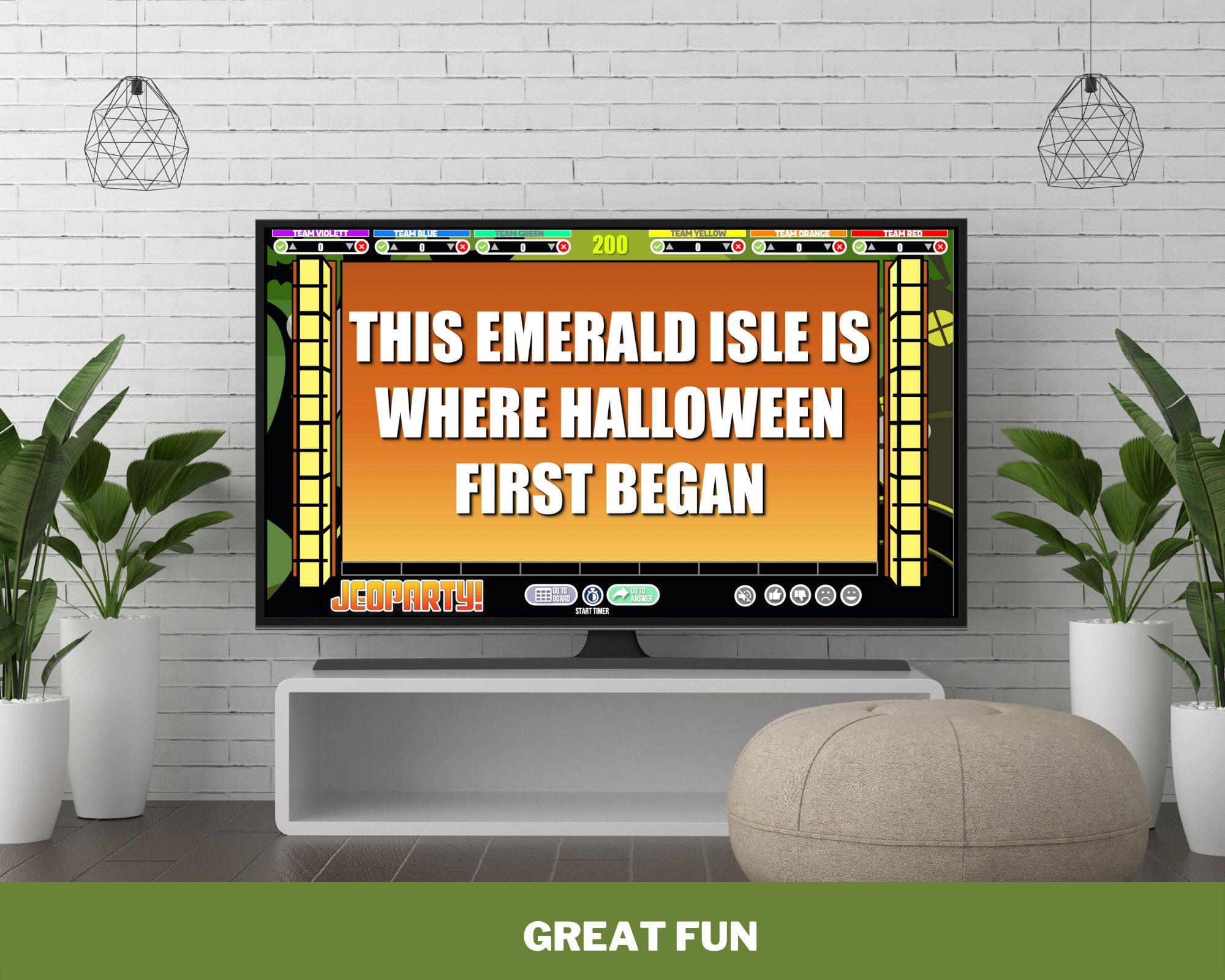 Halloween Jeoparty | Powerpoint Game | Halloween Game for Zoom ...