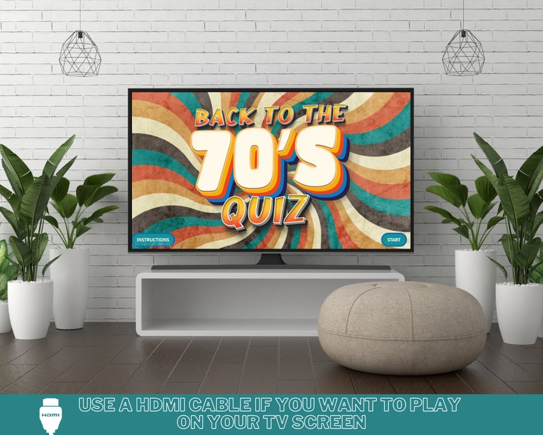 Back to the 70's Quiz | Party Game | 70s Game | 1970 Party Games | 1970 Trivia Game | 1970 Quiz ...