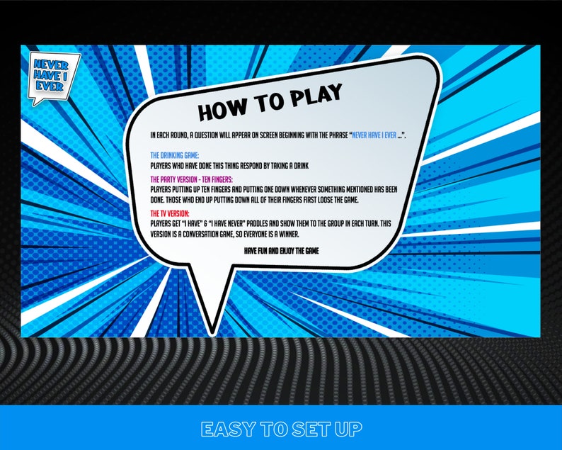 Never Have I Ever | Powerpoint Party Game | Virtual Drinking Game ...