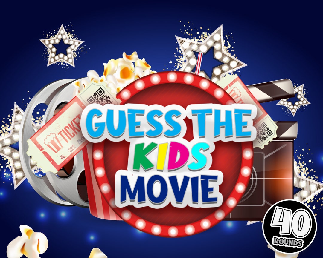 Guess the Kid's Movie | Powerpoint Game | Family Party Game | Kids ...