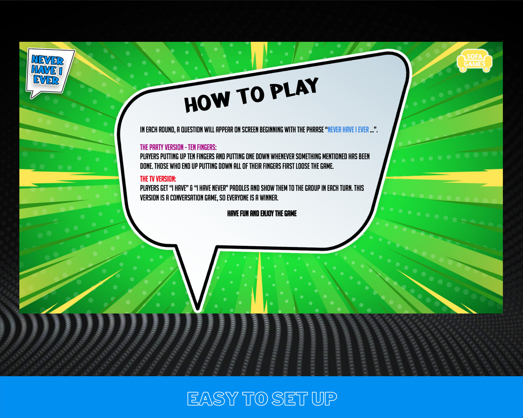 Never Have I Ever TEEN EDITION | Powerpoint Party Game | Teen Party ...
