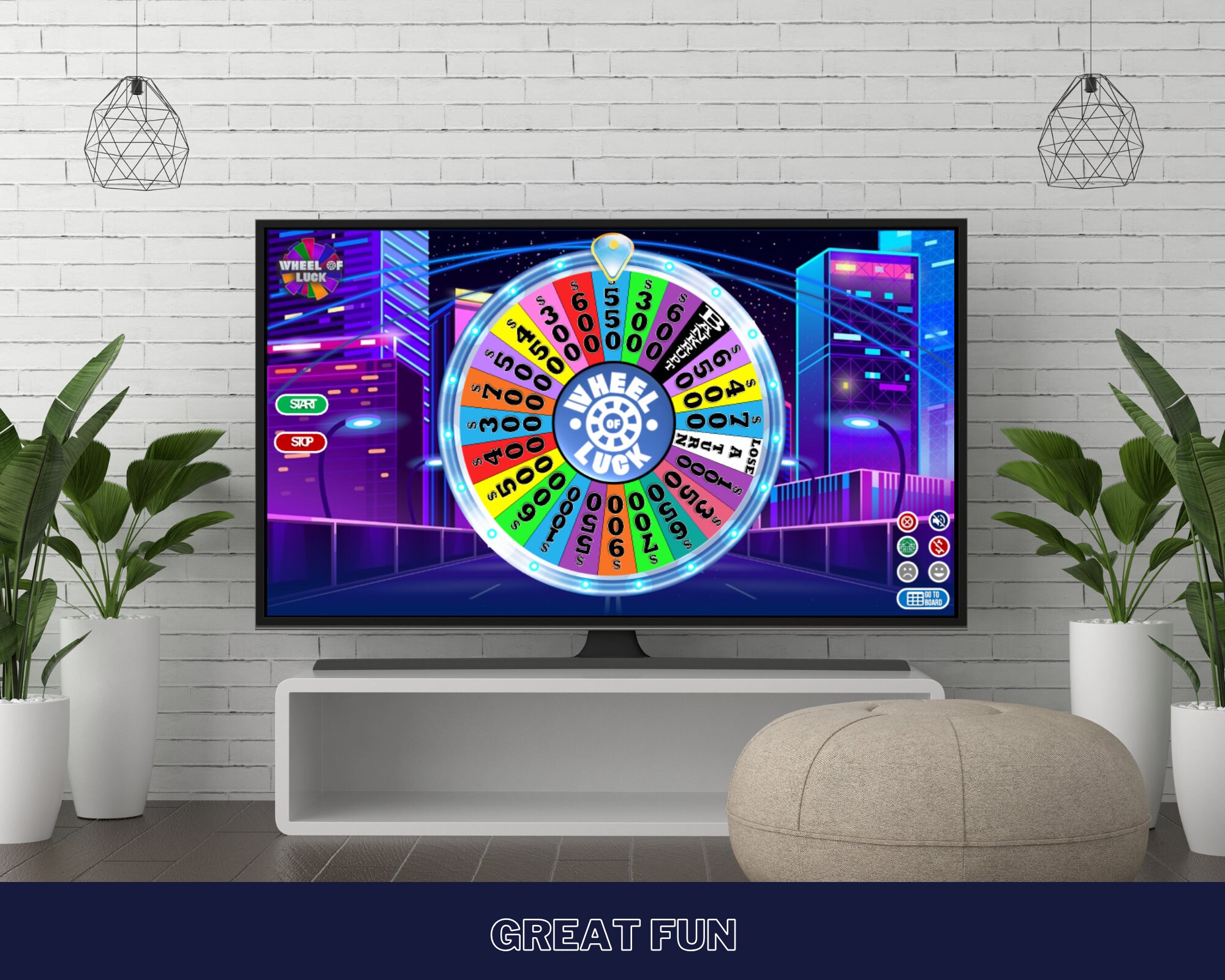 90s Wheel of Luck | Spin the Wheel Game | Spinning Wheel L Zoom ...