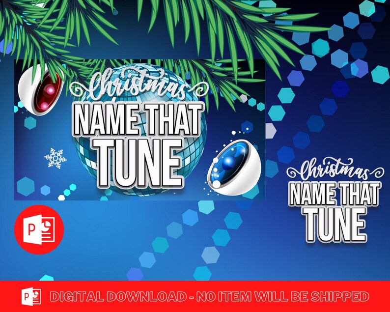 Christmas Name That Tune - Volume 1 | Powerpoint Game | Christmas Game ...