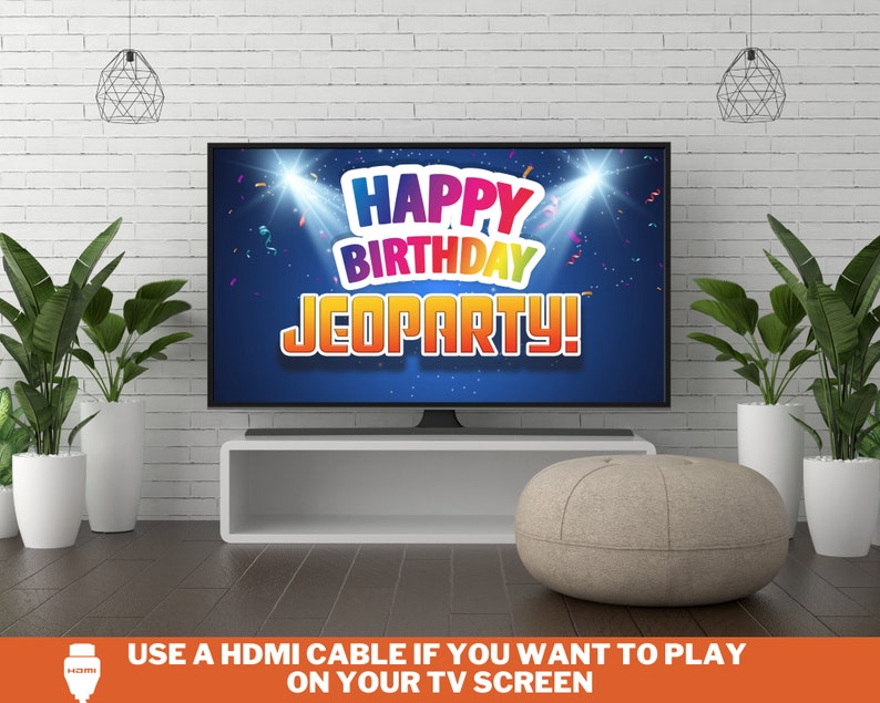 Birthday Jeoparty | Powerpoint Game | Game for Zoom | Birthday Game ...
