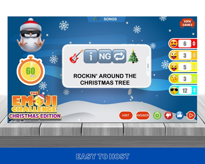 Emoji Challenge CHRISTMAS | Party Game | Fun Virtual Quiz Perfect for ...