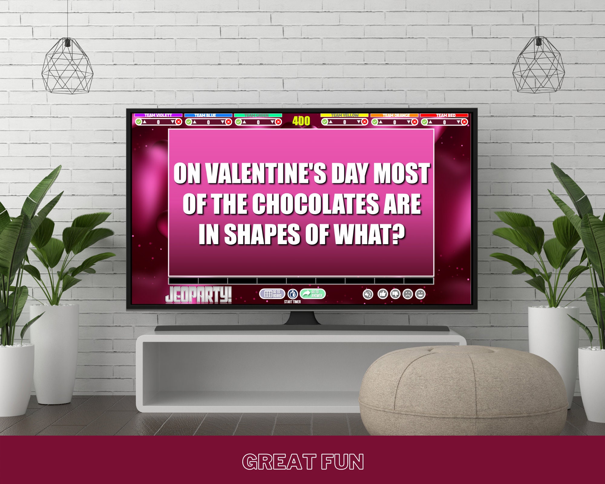 Valentine’s Day Jeoparty | Powerpoint Game | Valentines Day Game for ...