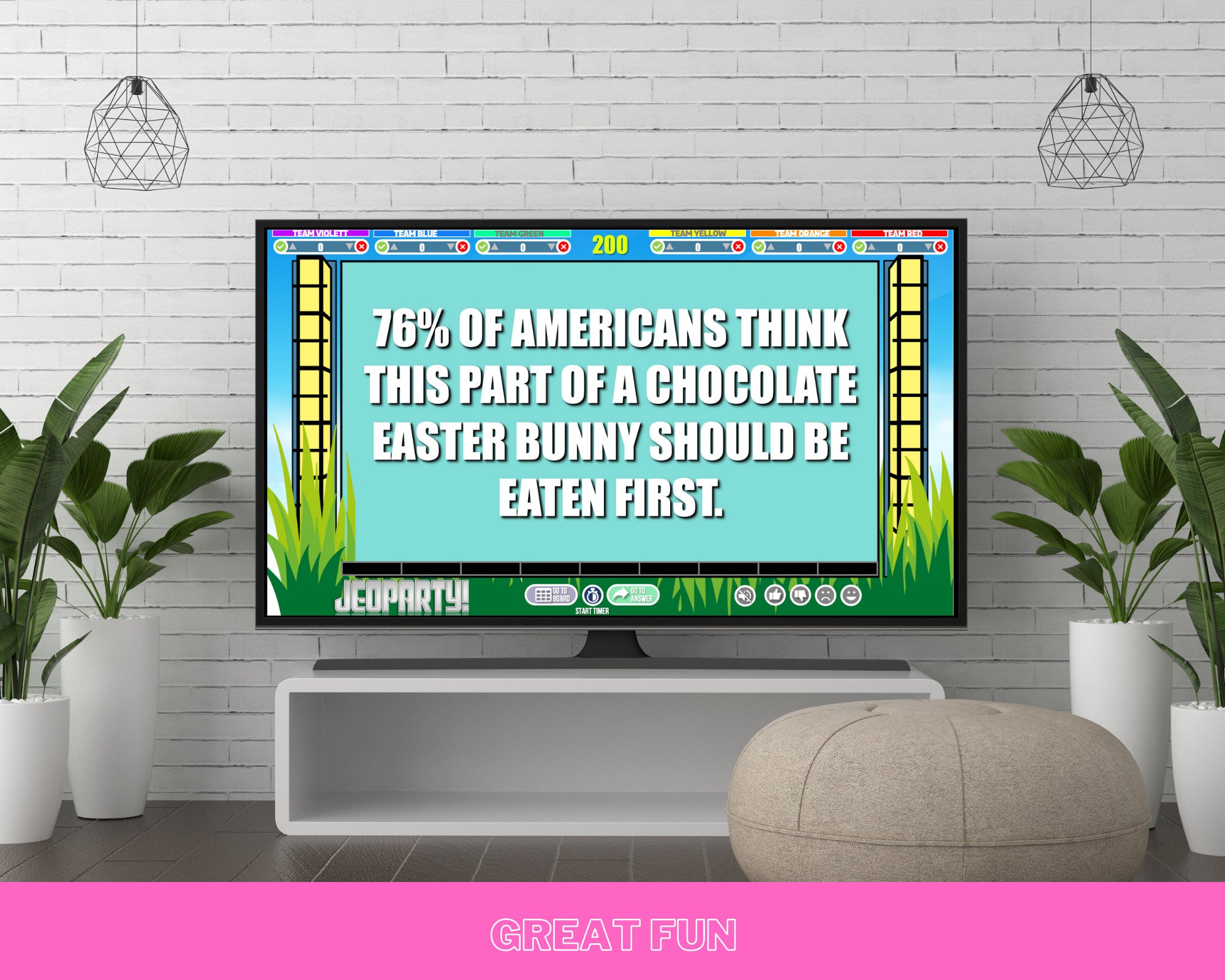 Jeoparty Game EASTER | Powerpoint Game | Game for Zoom | Virtual Party ...