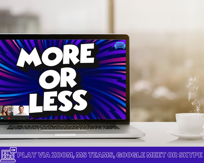 More or Less Powerpoint Game Pub Quiz Party Game Family Game Virtual ...