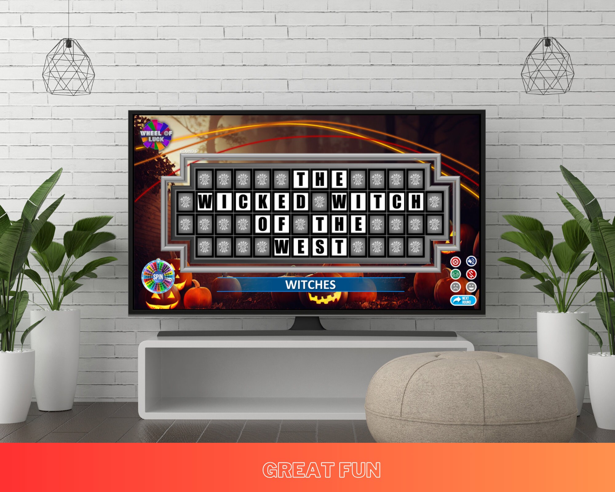 Halloween Wheel of Luck | Spin the Wheel Game | Spinning Wheel L Zoom ...