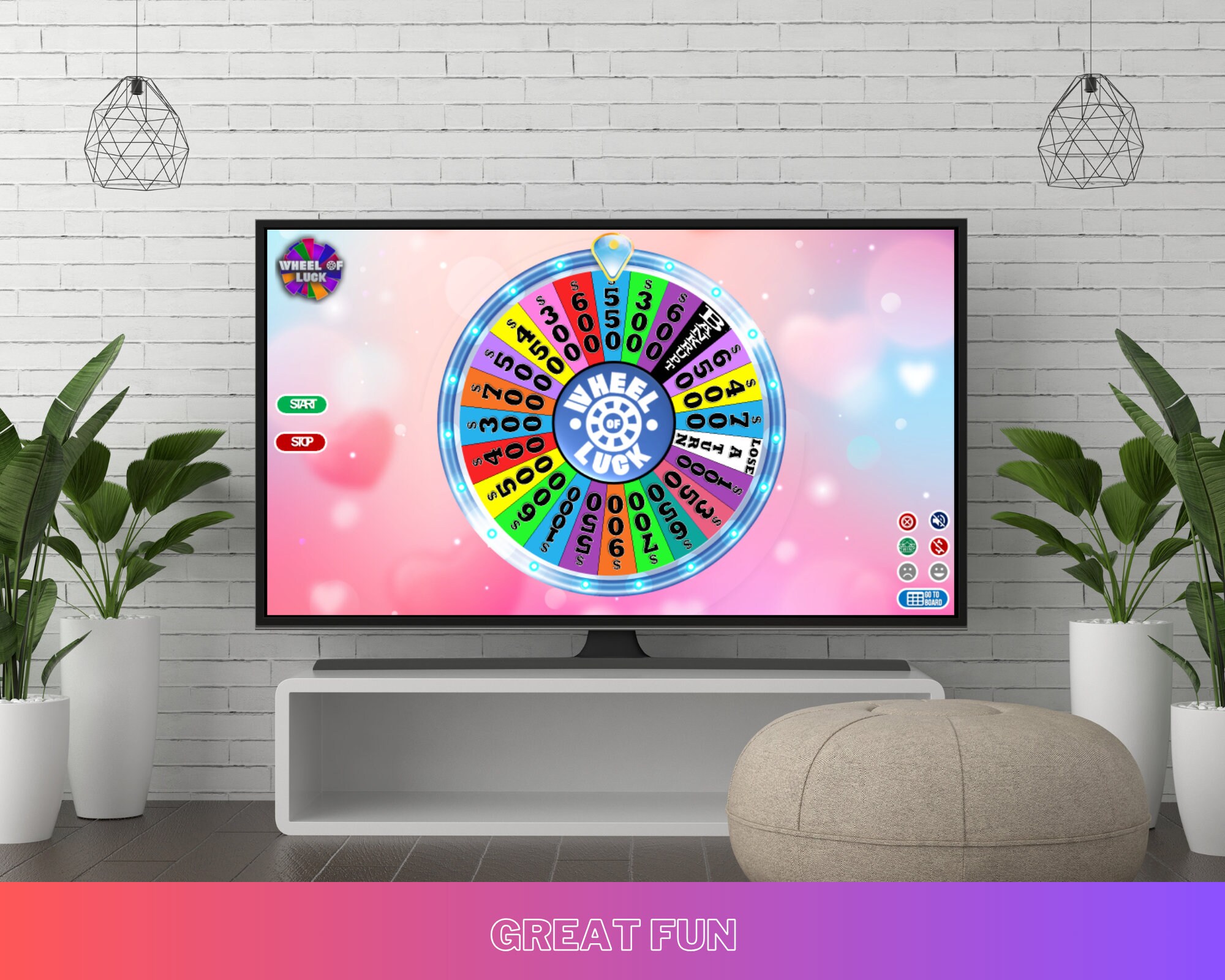 Mother's Day Wheel of Luck | Spin the Wheel Game | Spinning Wheel L ...