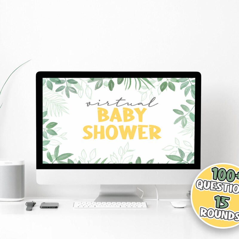 Virtual Baby Shower Powerpoint - Etsy