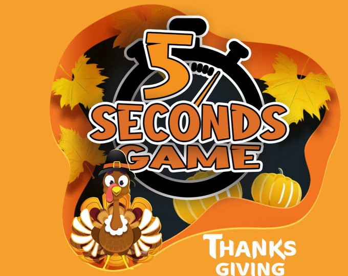 Family Games for Zoom | 5 Second Party Game for Family Game Night ...