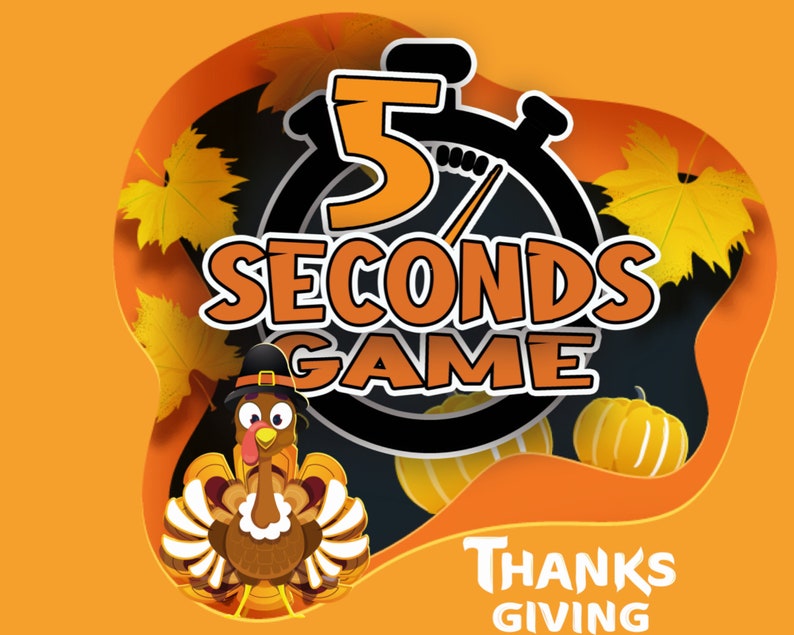 5 Seconds THANKSGIVING | 5 Second Rule Game | Powerpoint Game | Family ...
