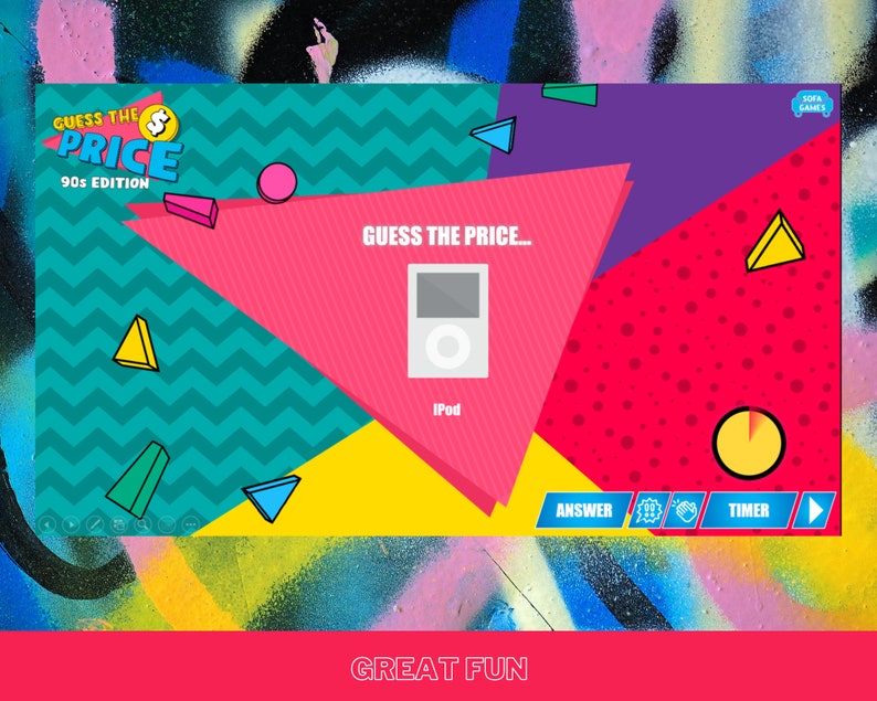 Guess the Price 90s Edition Powerpoint Party Game the Price is Right ...