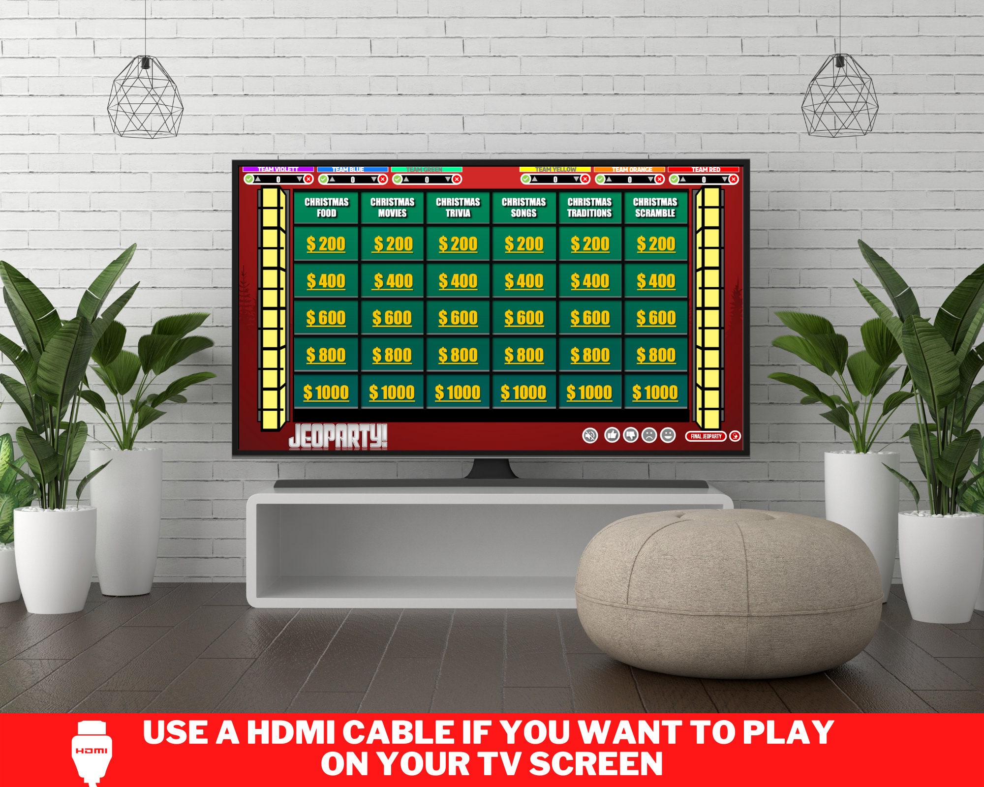 Christmas Jeoparty | Powerpoint Game | Christmas Game for Zoom ...