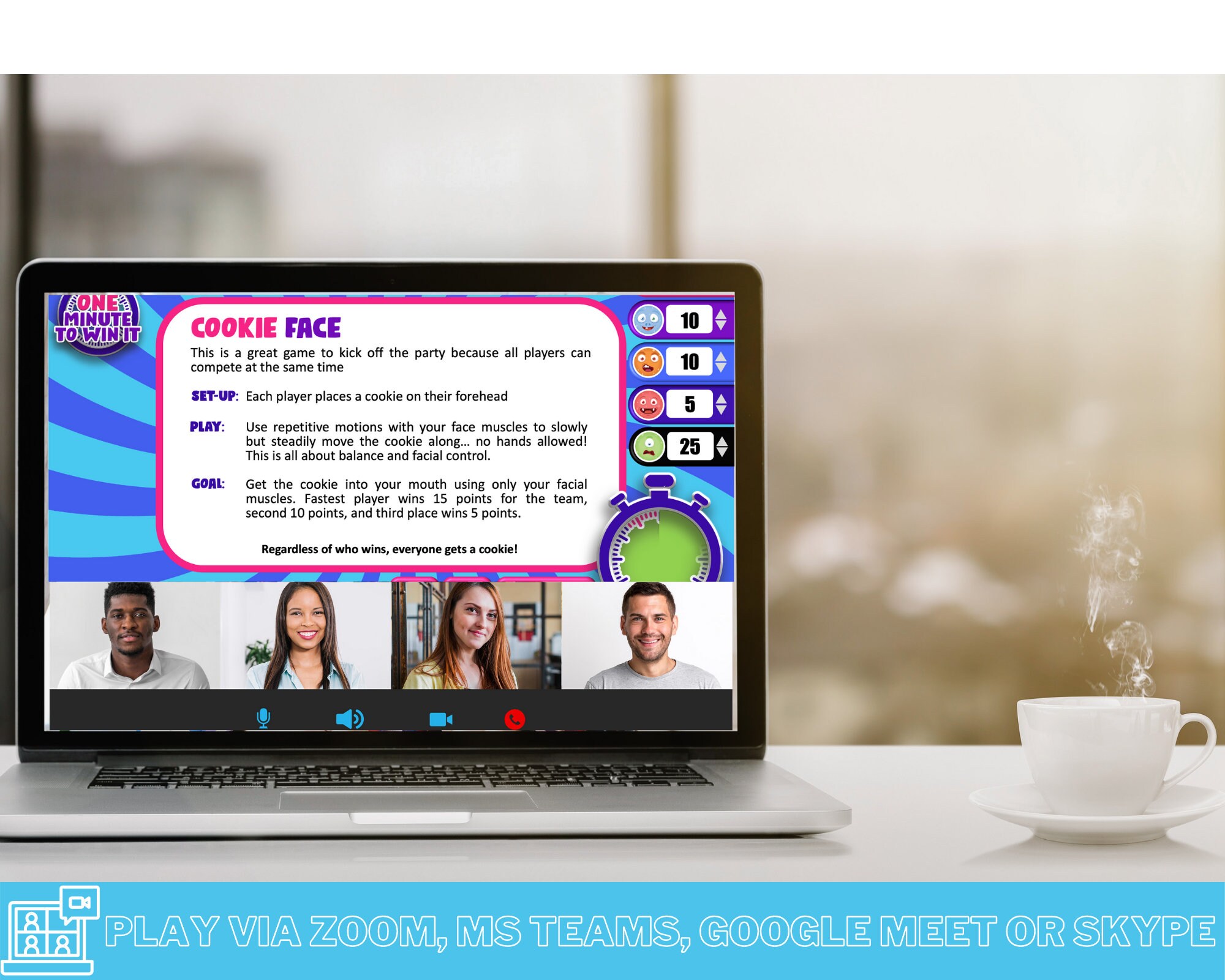 One Minute to Win It | Party Game | Game Night | Powerpoint Game | Zoom ...