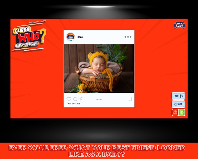 Guess Who | Baby Picture Game | Customizable Template | Powerpoint Game ...