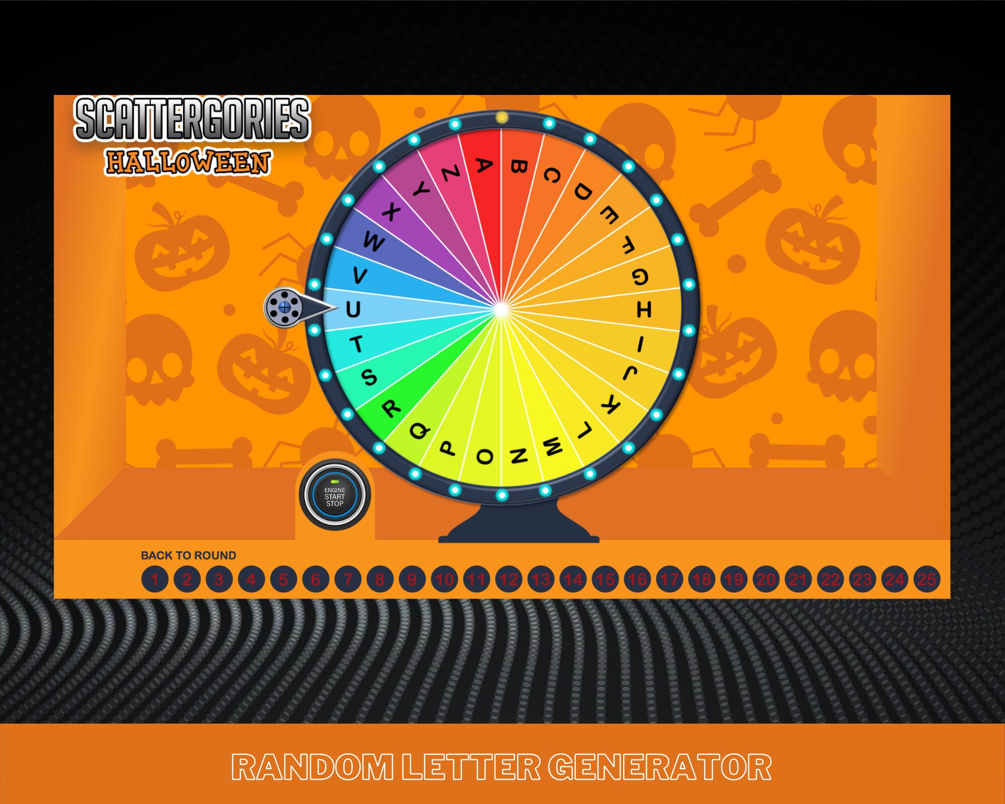 Scattergories Halloween Game Powerpoint Game Party Game - Etsy