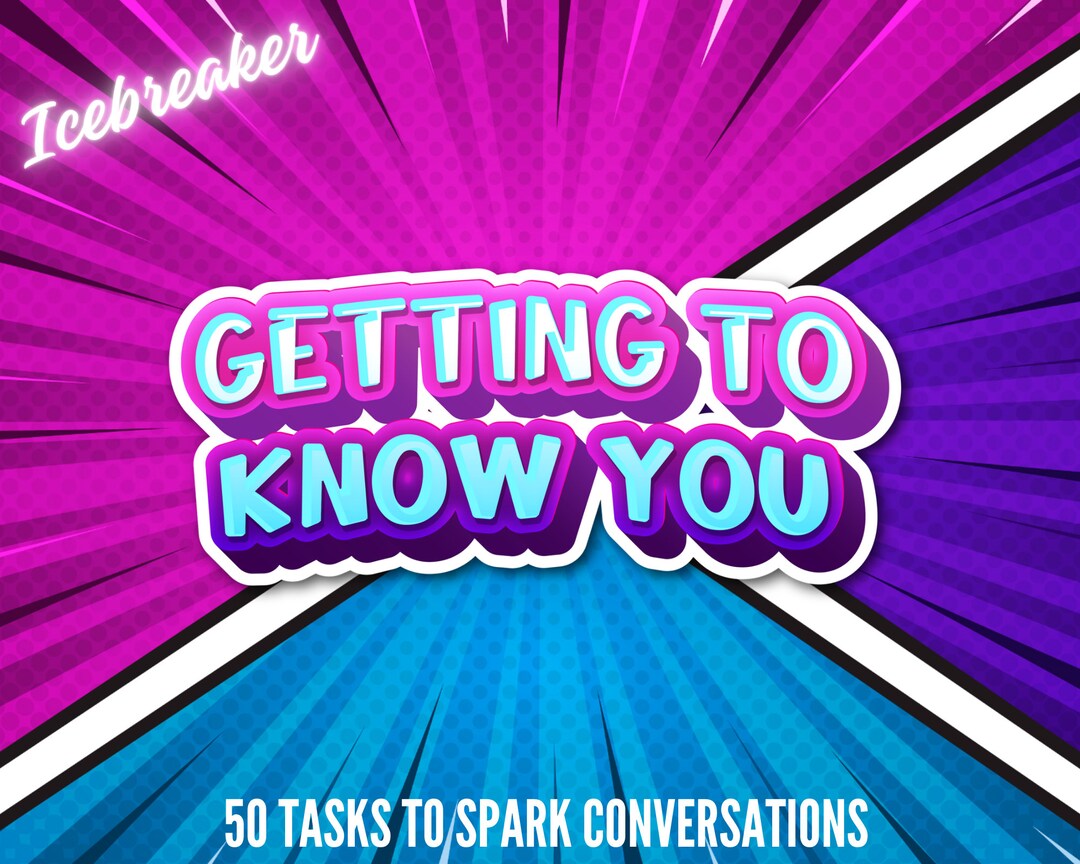 Getting to Know You - an EASY ICEBREAKER! Team-building | Virtual Event ...