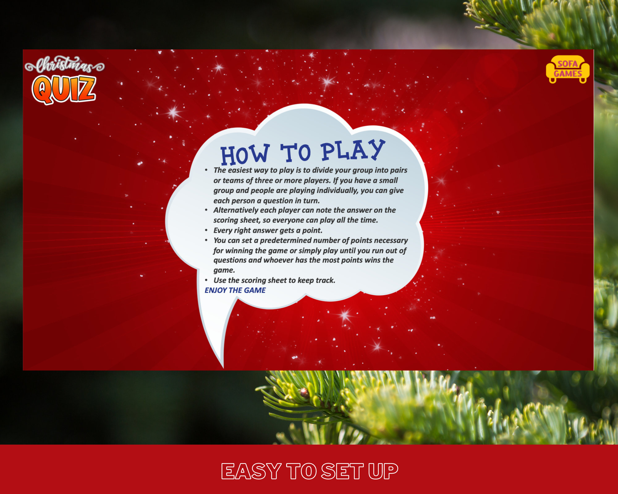 CHRISTMAS QUIZ | Virtual Powerpoint Quiz for Zoom | Christmas Party ...