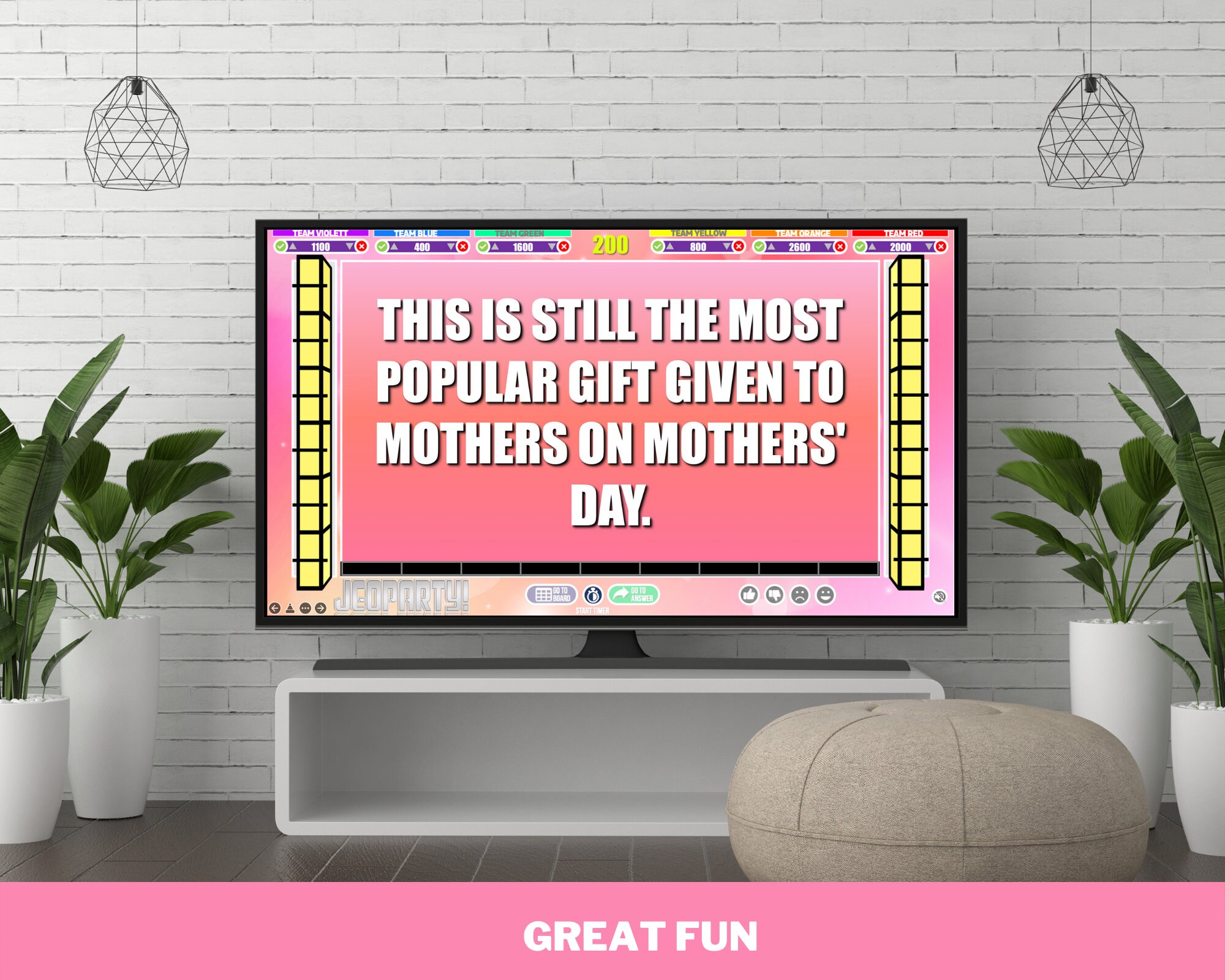 Mother's Day Jeoparty | Powerpoint Game | Mother's Day Game | Family ...