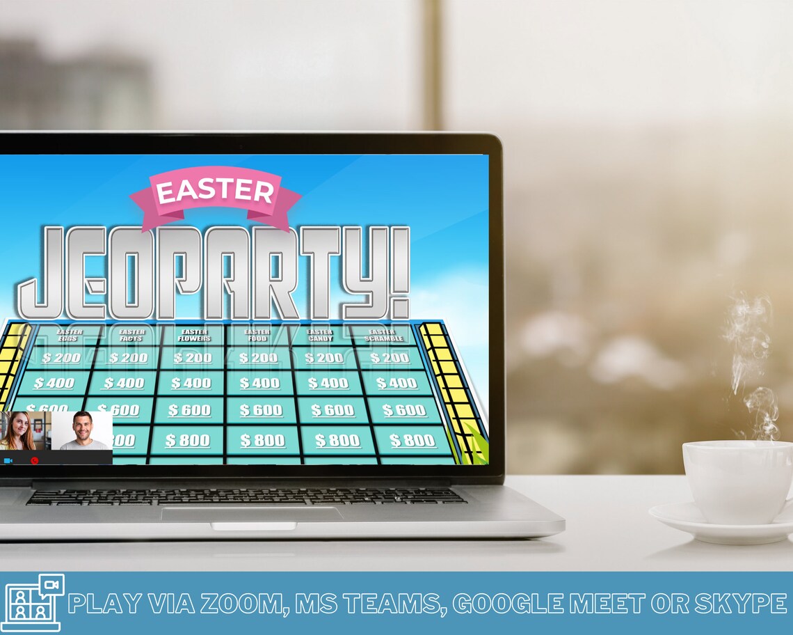 Jeoparty Game EASTER | Powerpoint Game | Game for Zoom | Virtual Party ...
