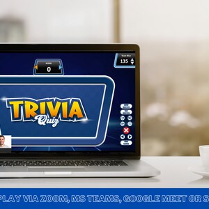 Trivia Quiz TEMPLATE | Party Game | Editable Family Feud Quiz Game I ...