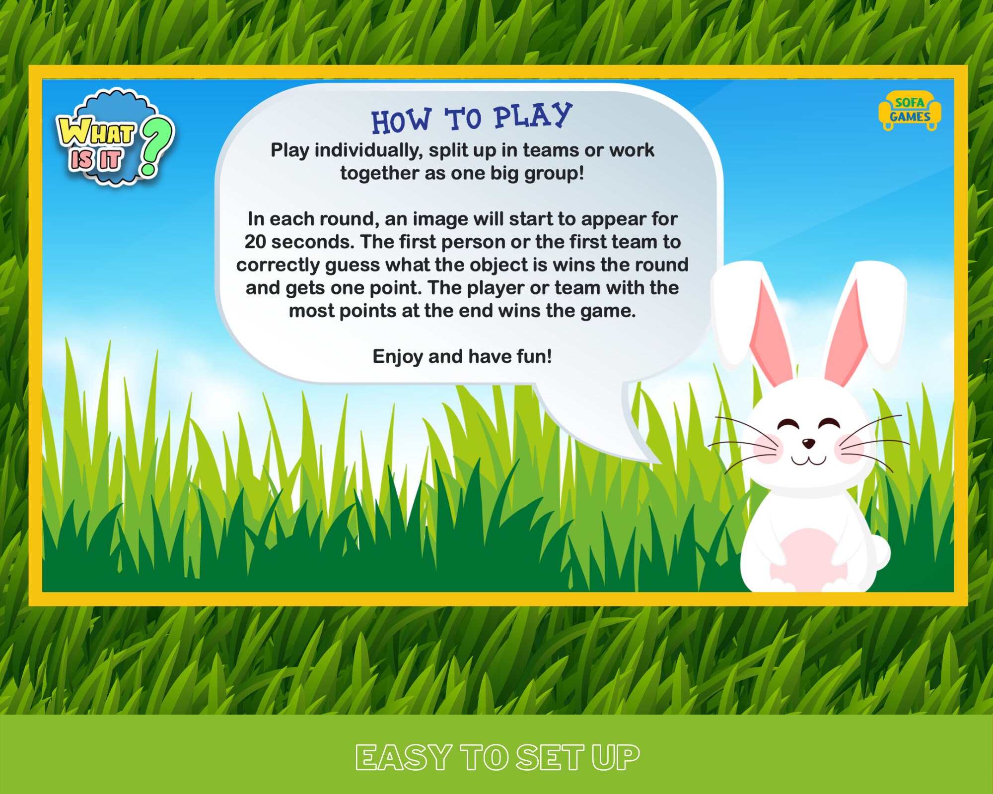 What is It Picture Game EASTER | Powerpoint Game | Party Game | Family ...