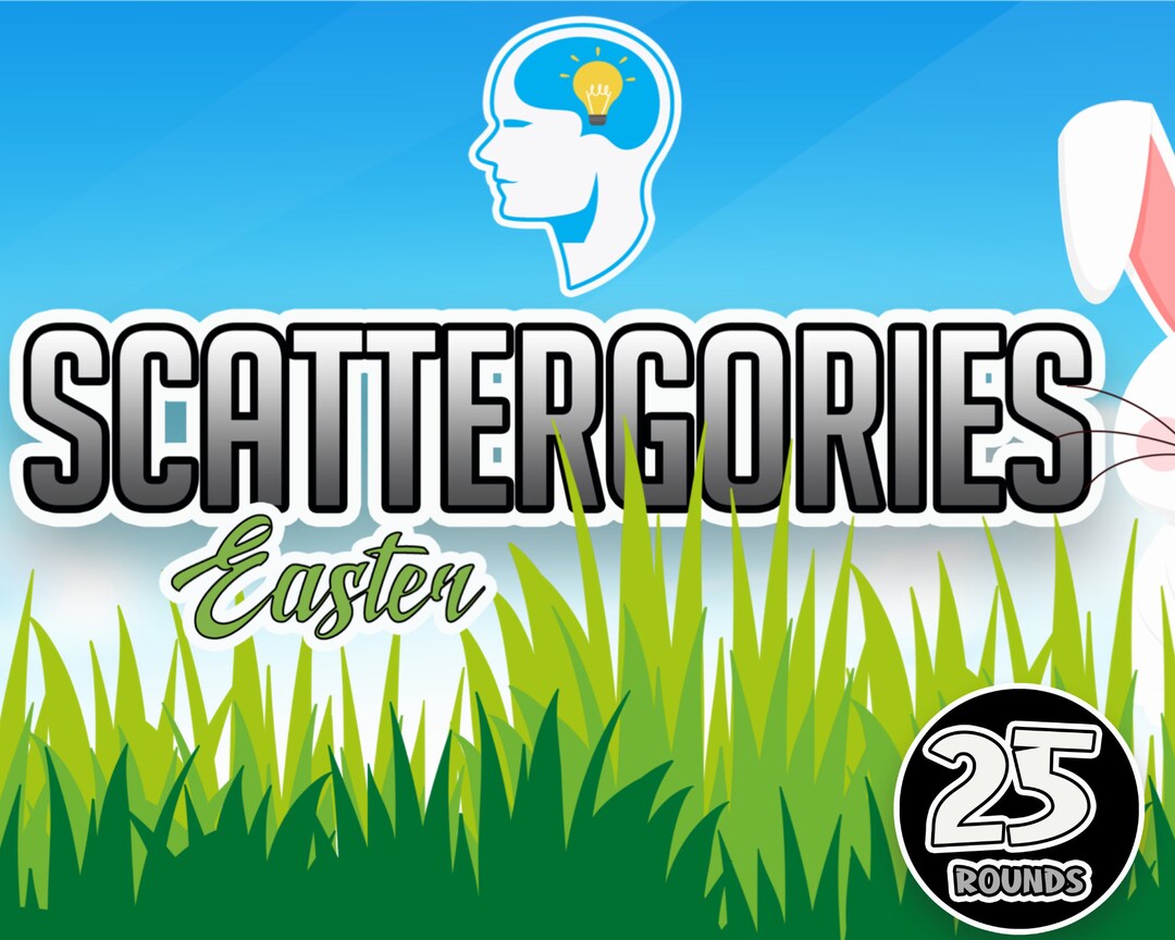 Scattergories Easter Game | Powerpoint Game | Party Game | Family Party ...
