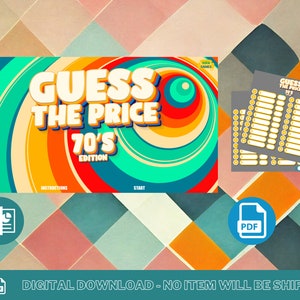 Guess the Price 70s Edition | Powerpoint Party Game | the Price is ...