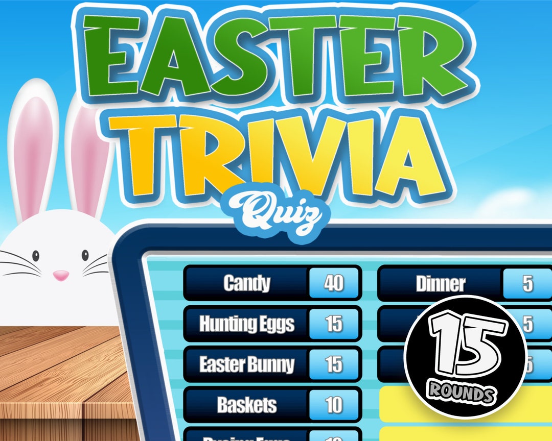 Easter Trivia Quiz | Easter Quiz | Easter Party Game | Games for Easter ...