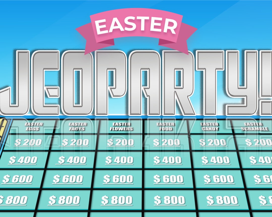 Jeoparty Game EASTER | Powerpoint Game | Game for Zoom | Virtual Party ...