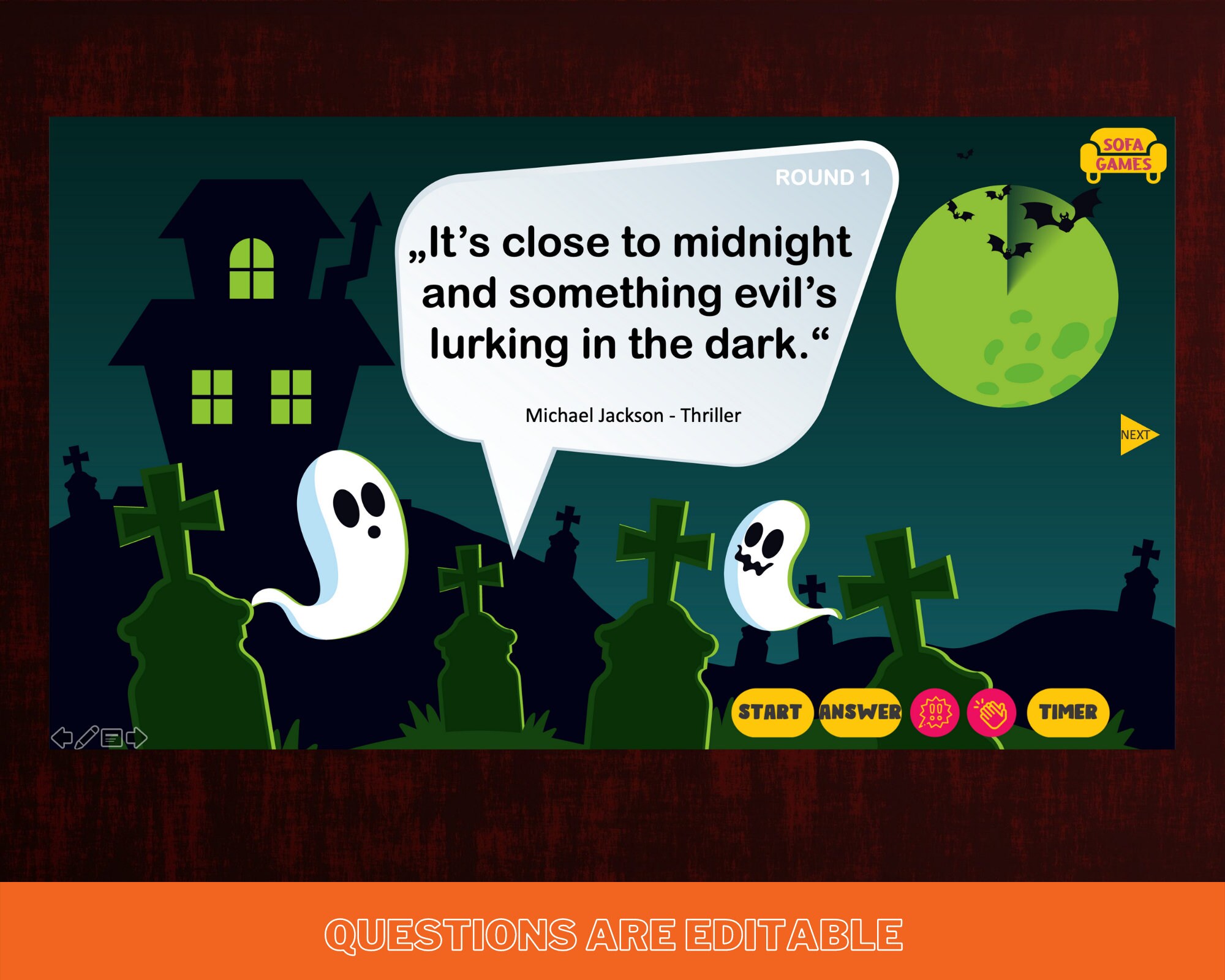 Guess the Song HALLOWEEN Powerpoint Game Music Quiz Lyrics Game for ...