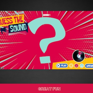 Guess the Sound ORIGINAL | Powerpoint Game | Sound Quiz | Sound Game ...
