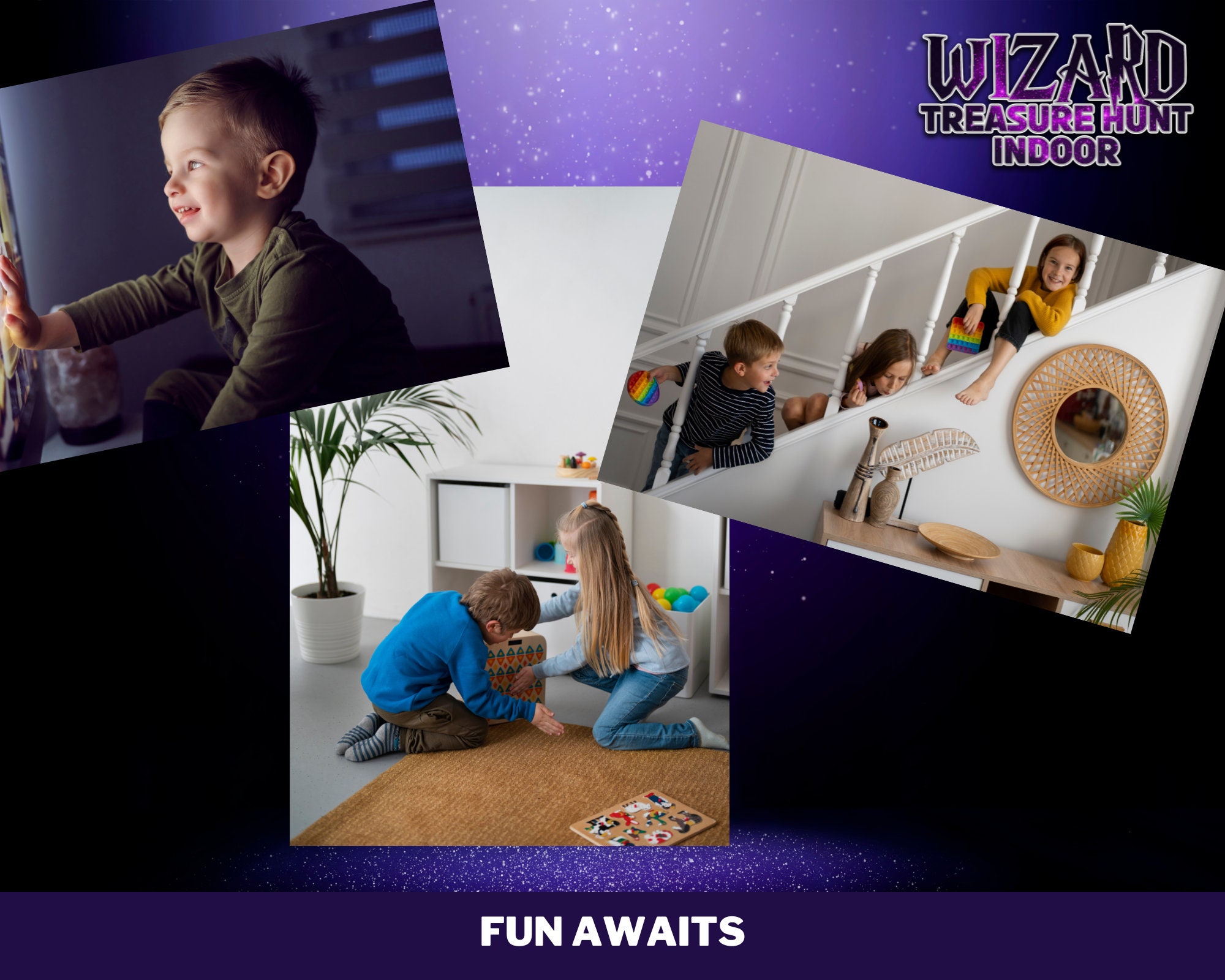 Wizard Treasure Hunt Indoor Magic Scavenger Hunt Indoor Game for Kids ...