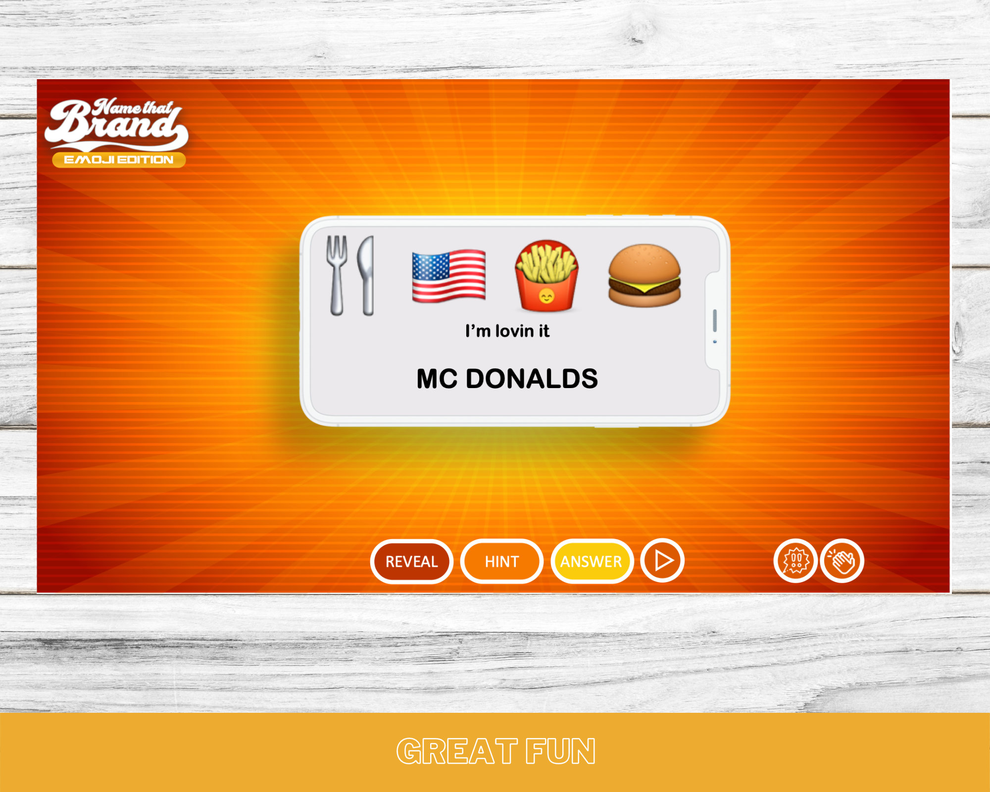 Name That Brand – Emoji Edition | Party Game | Brand Quiz | Powerpoint ...