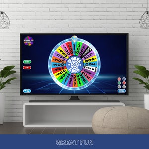 Wheel of Luck TEMPLATE | Spin the Wheel Game | Spinning Wheel L ...