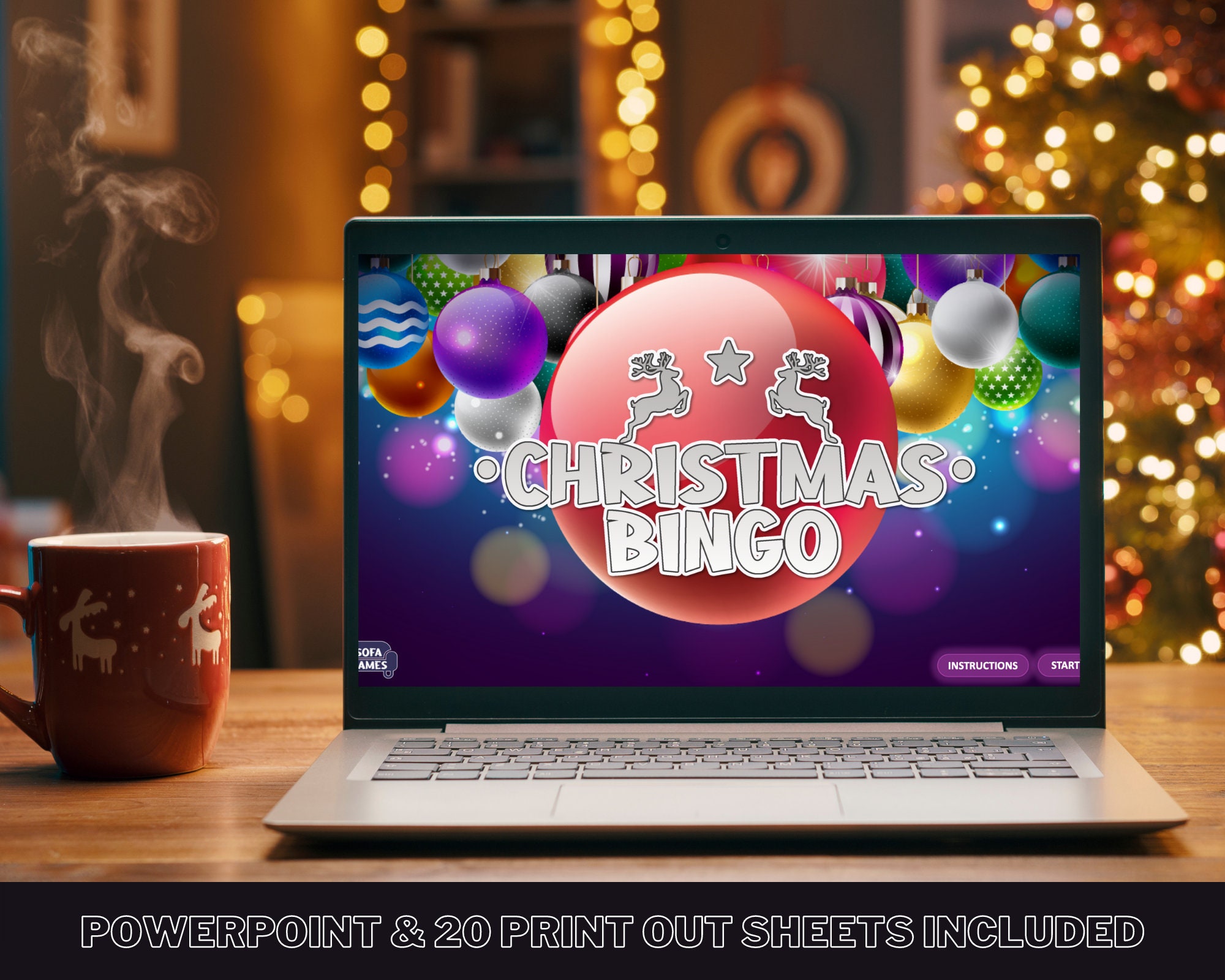 Christmas Bingo Game | Christmas Games | Bingo Party Games | Zoom Games ...