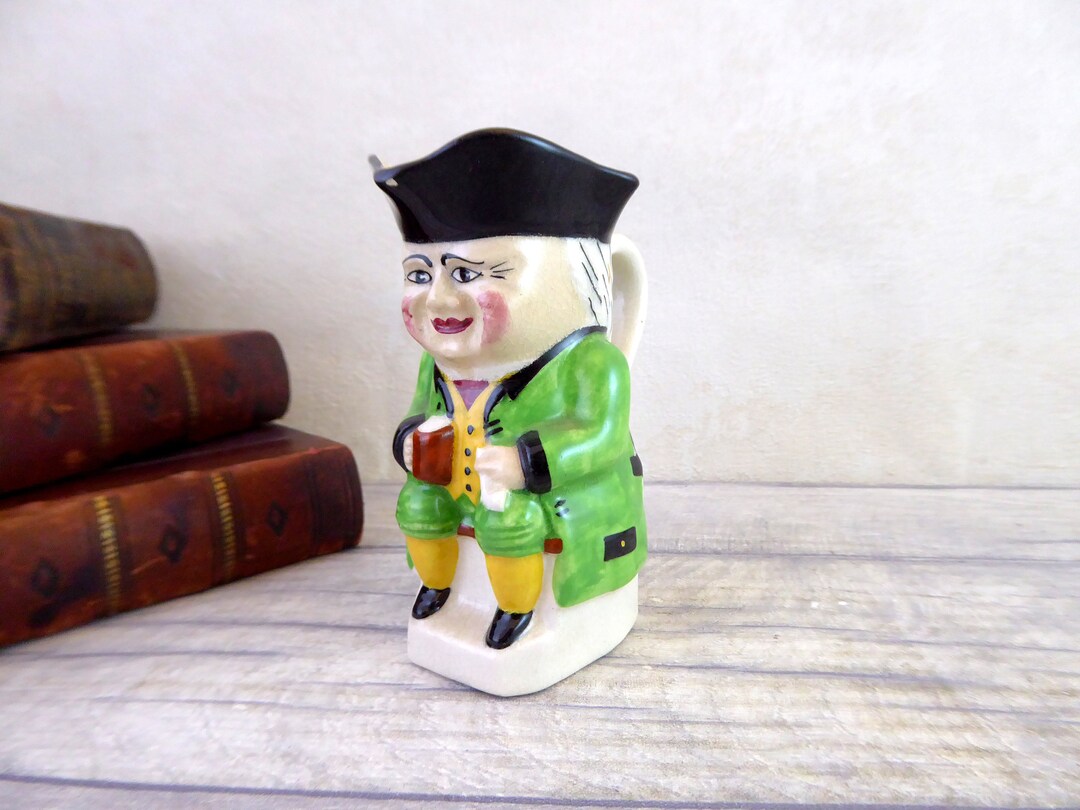 Devonmoor Green Toby Jug / Character Mug / Eighteenth Century Gent ...