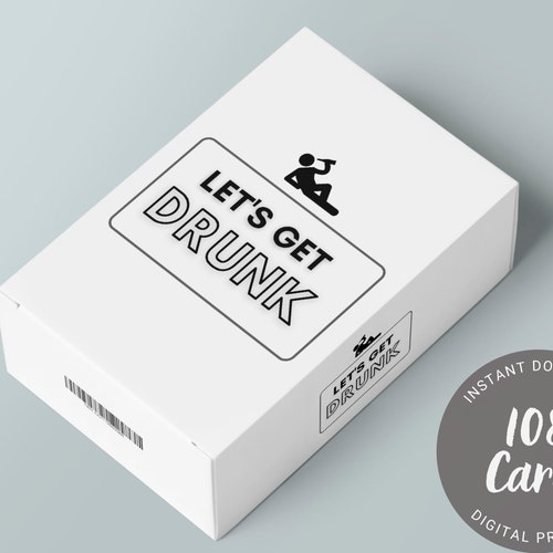 Lets Get Drunk Drinking Game-digital DOWNLOAD - Etsy