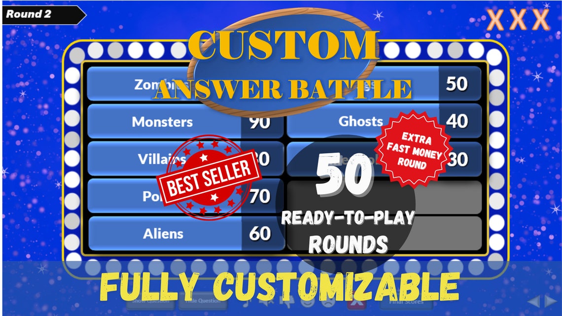 Answer Battle Powerpoint Game Interactive Family & Office Party Game ...