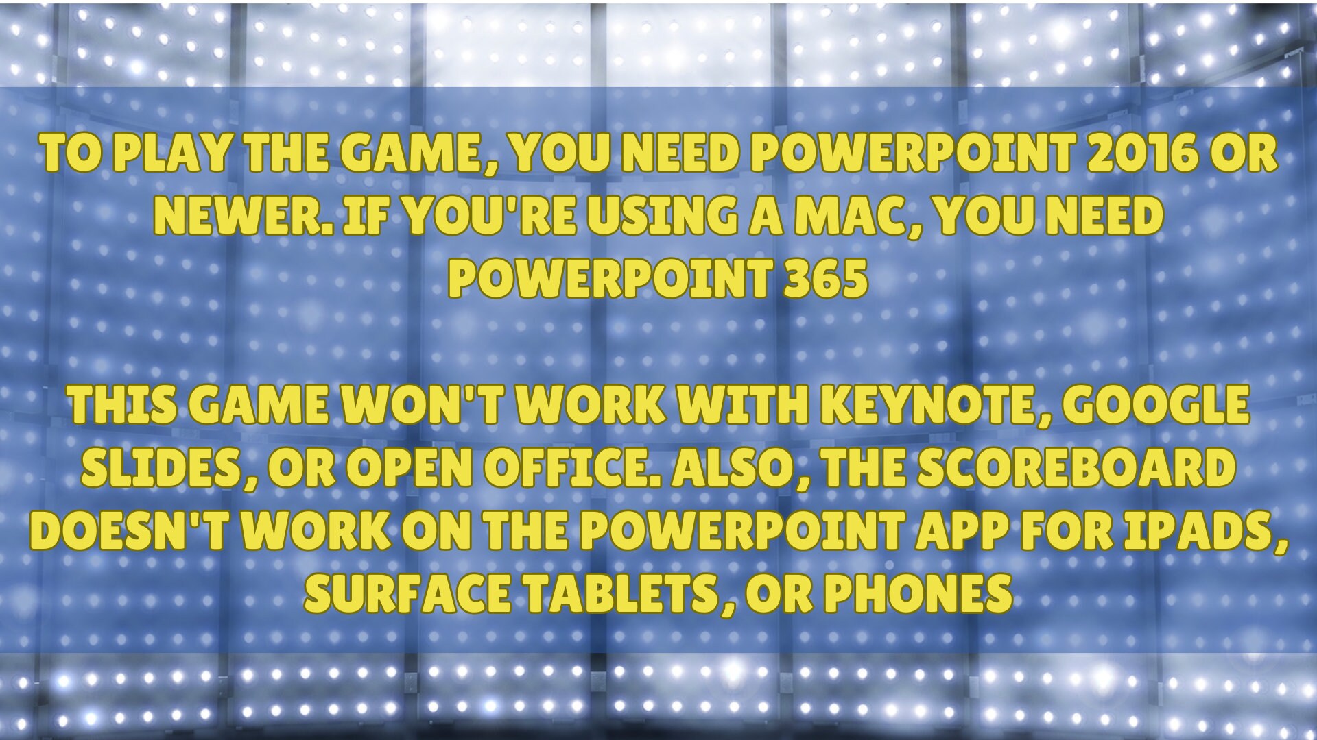 Answer Battle Powerpoint Game Interactive Family & Office Party Game ...