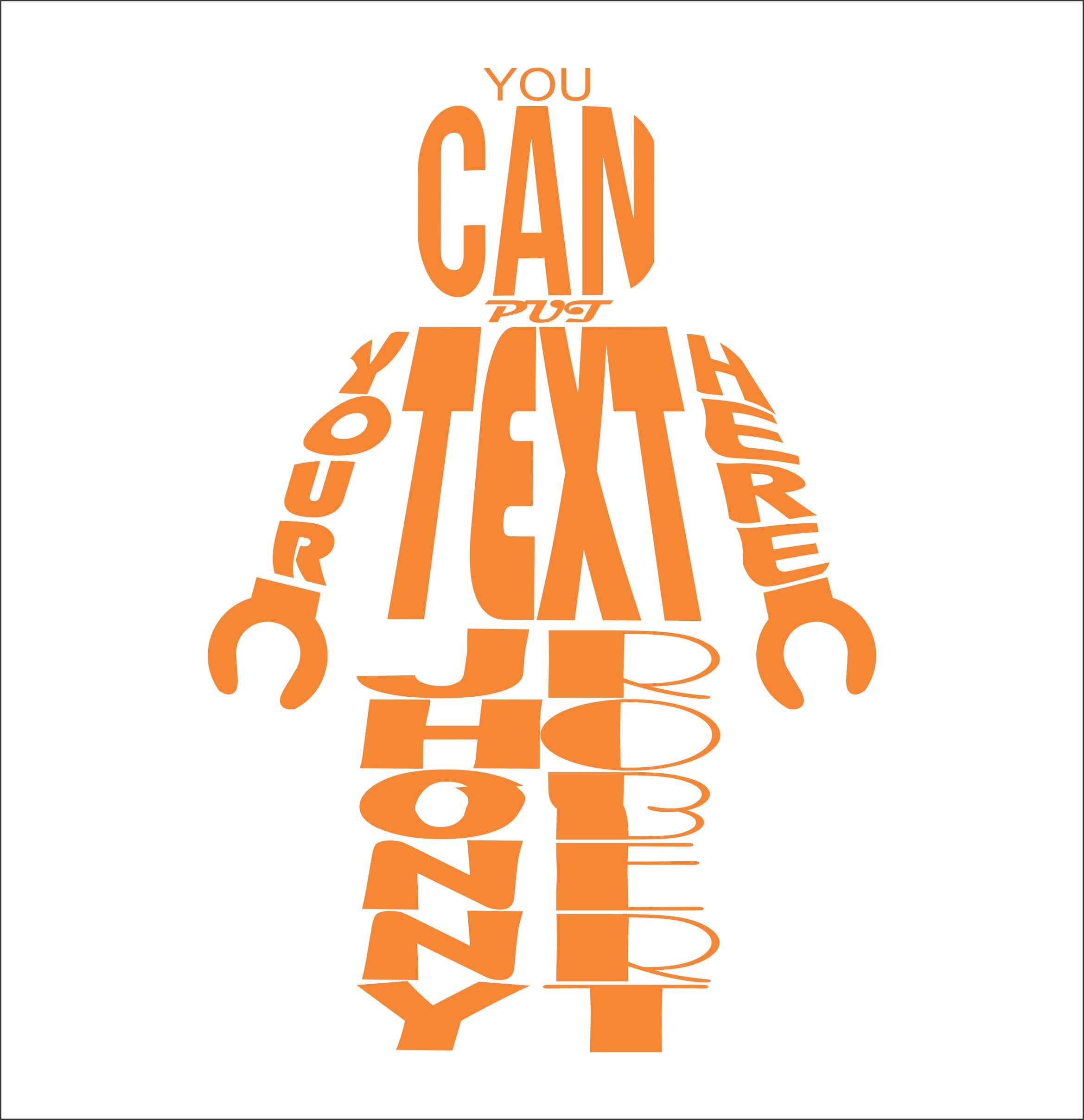 Custom Text in a Shape Svg, Dxf, Png. - Etsy