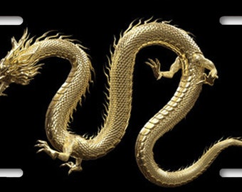 Dragon License Plate - Etsy