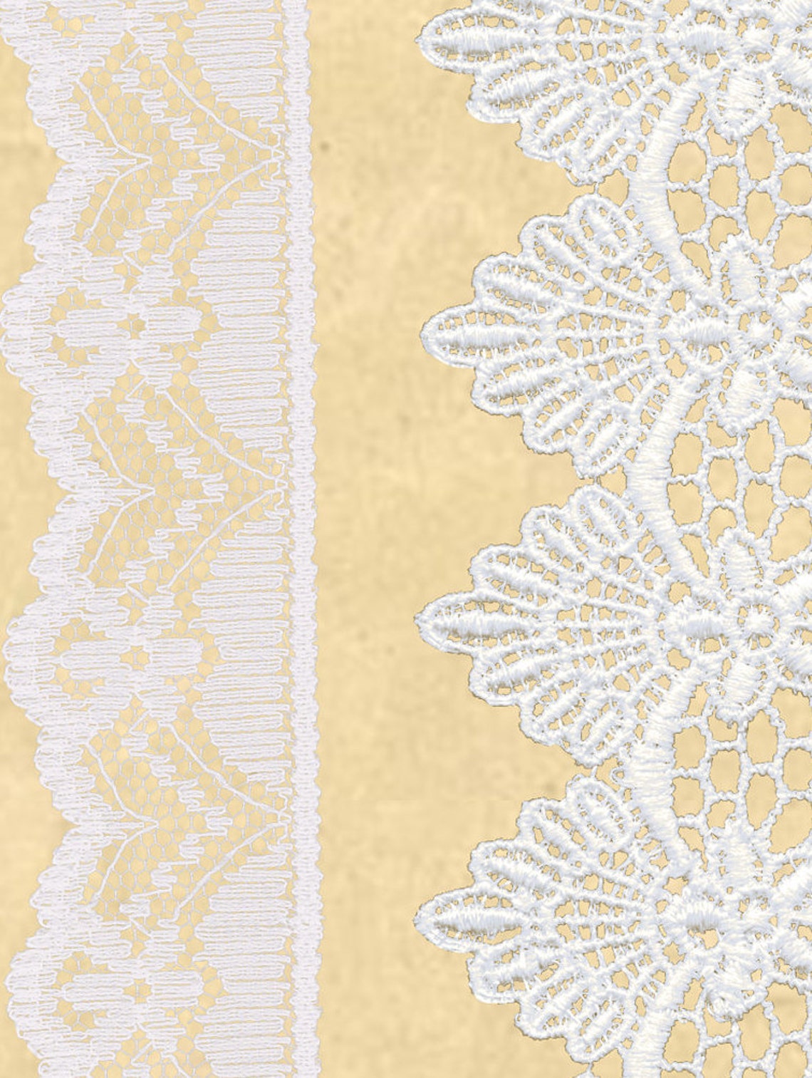 Digital Lace Borders 8 White Lace Digital Borders, Printable Instant ...