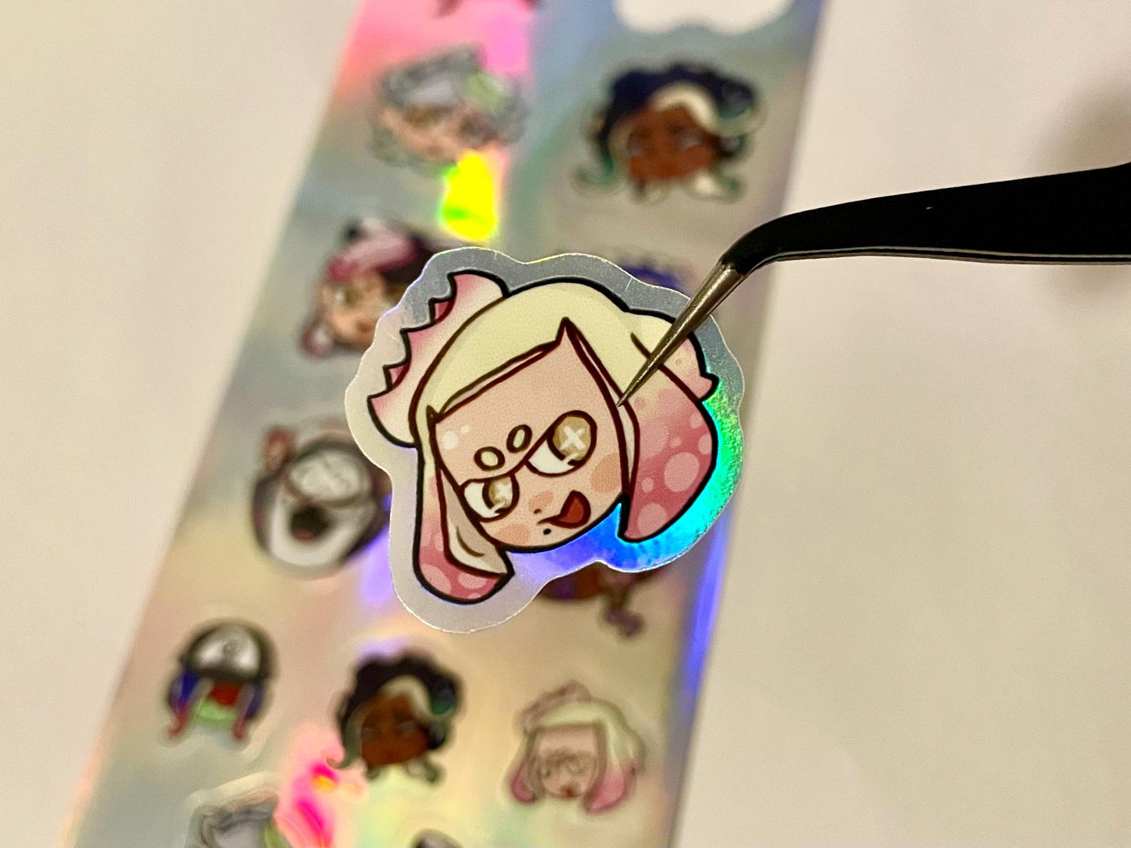 Splatoon Idols Holographic Sticker Sheet | Squid Sisters | off the Hook ...