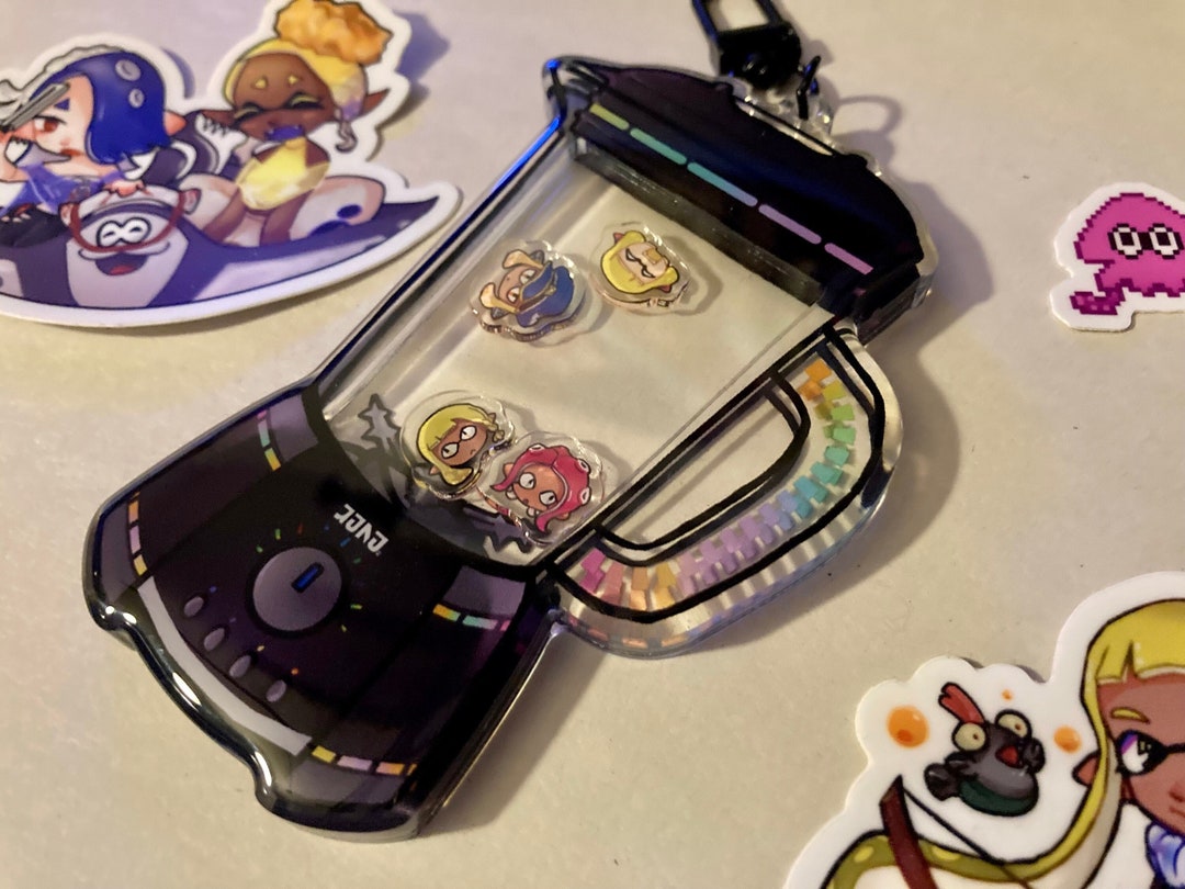 Splatoon 4" Blender Shaker Charm | Octo Expansion - Etsy