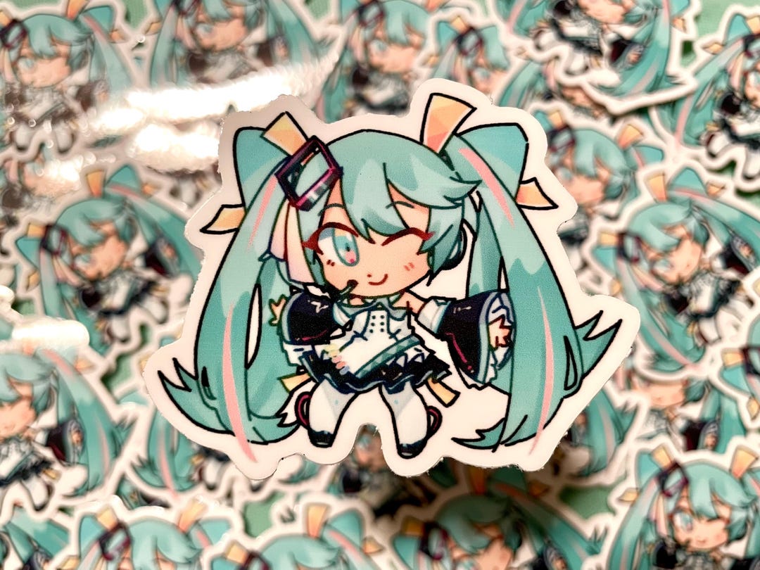 Hatsune Miku 2.5 Vinyl Sticker Vocaloid Anime Miku Expo - Etsy