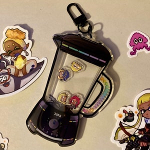 Splatoon 4" Blender Shaker Charm | Octo Expansion - Etsy